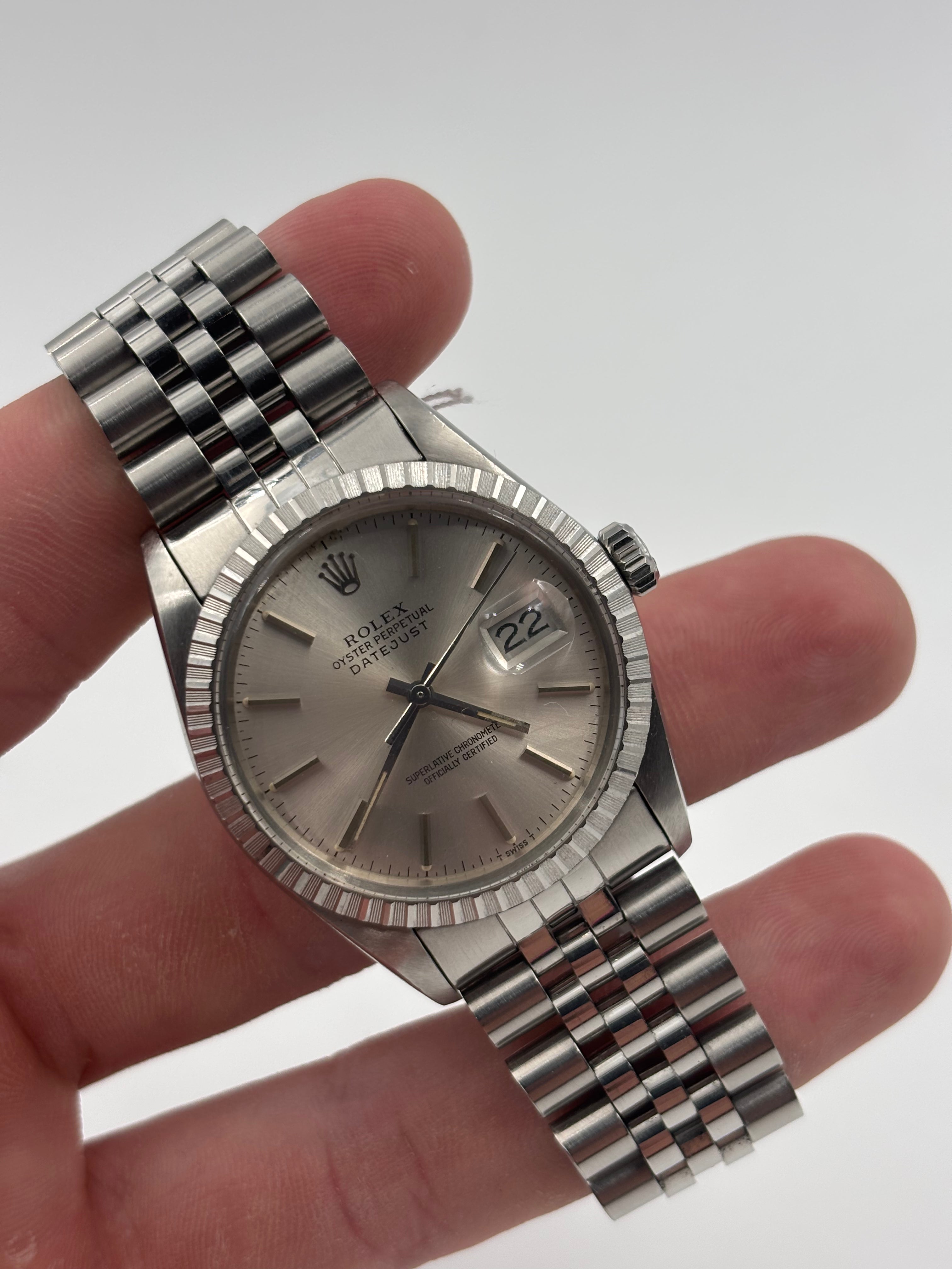 Rolex Datejust 36mm Silver Dial Jubilee Bracelet 16030 – Vookum