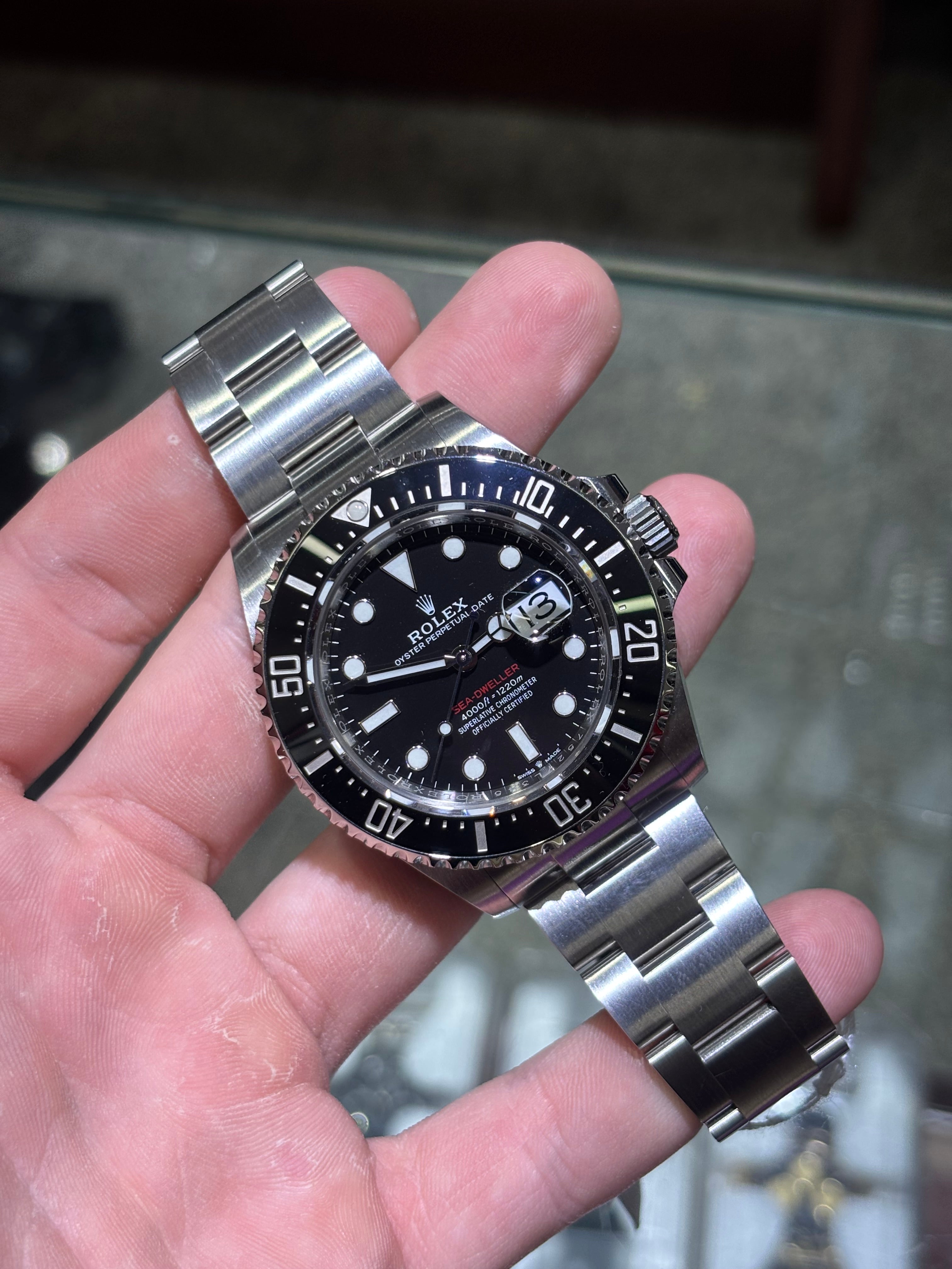Rolex Sea-Dweller 43mm Oyster Bracelet Box and Papers 2021 126600 – Vookum